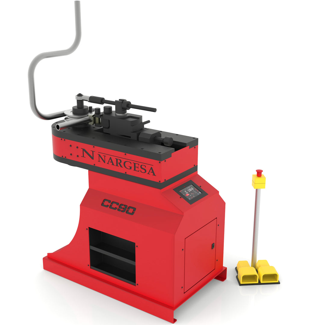 The Nargesa CC90CNC Non-Mandrel Rotary Bender – Nargesa USA The Nargesa CC90CNC Non-Mandrel Rotary Bender – Nargesa USA